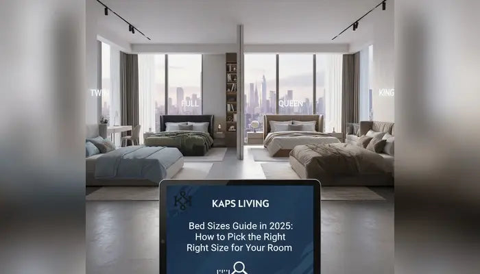 A Complete Guide to Pick the Right Bed Size for Your Room – Kaps Living